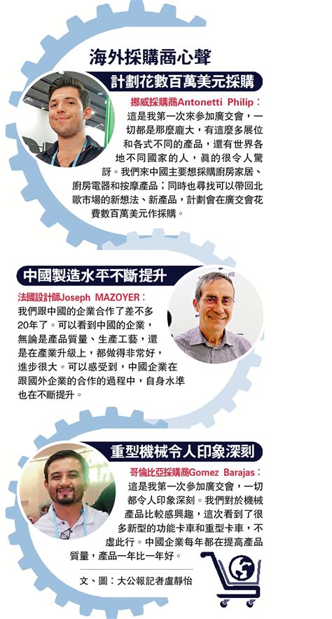 海外採購商心聲 大公報