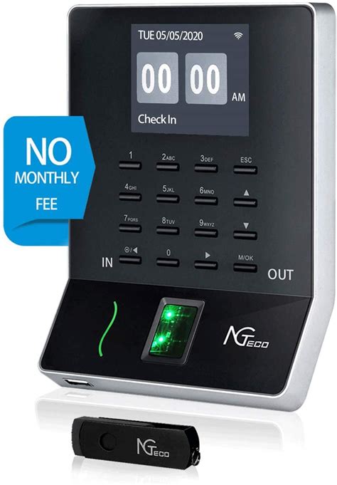 Time Clocks For Employees Small Business Upgraded W2 Wi Fi Biometric