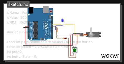 Pudja Dwi Cahyani 5cd Motor Servo Wokwi Esp32 Stm32 Arduino Simulator