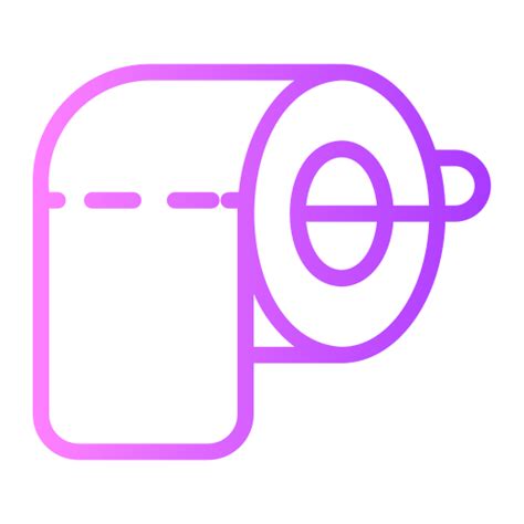 Toilet Paper Generic Gradient Icon