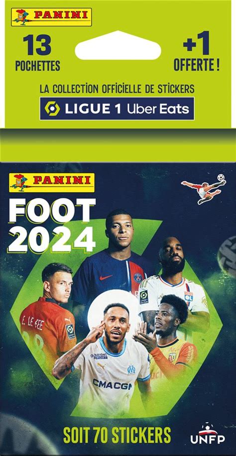 Carte à Collectionner Panini Foot 2024 Ligue 1 Blister 13 Pochettes