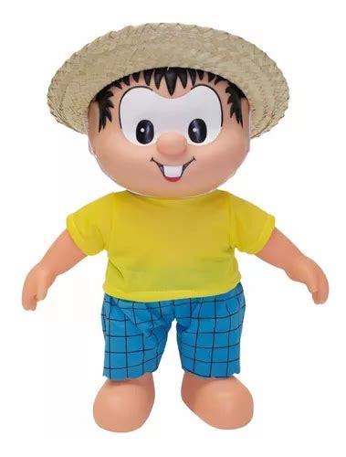 Boneco Chico Bento Turma Da Monica Classicos Multibrink Frete Grátis