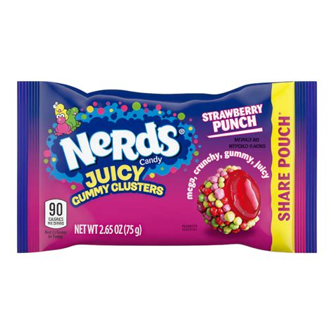 Candy Nerds 12 X 75 Gr Gummy Clusters Juiced — Crevel