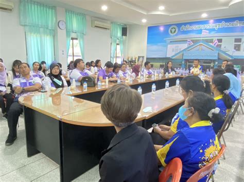 ให้การต้อนรับ สำนักงานสาธารณสุขอำเภอสะเดาและคณะ ในการมาศึกษาดูงานเพื่อ
