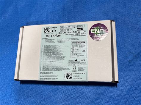 New Amt M1 5 1644 I Enfit Mini One Balloon Button Low Profile Feeding Device 16fr X 4 4cm