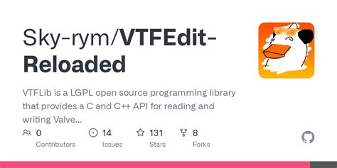 Github Sky Rym Vtfedit Reloaded Vtflib Is A Lgpl Open Source Programming Library That