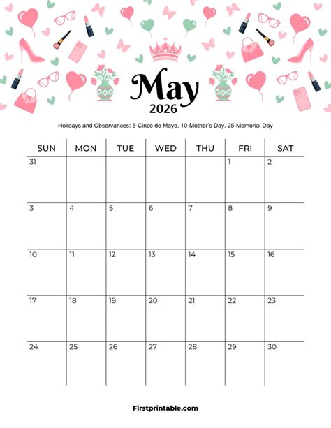 2026 And 2027 Printable Calendar 50 Monthly Pdf Templates