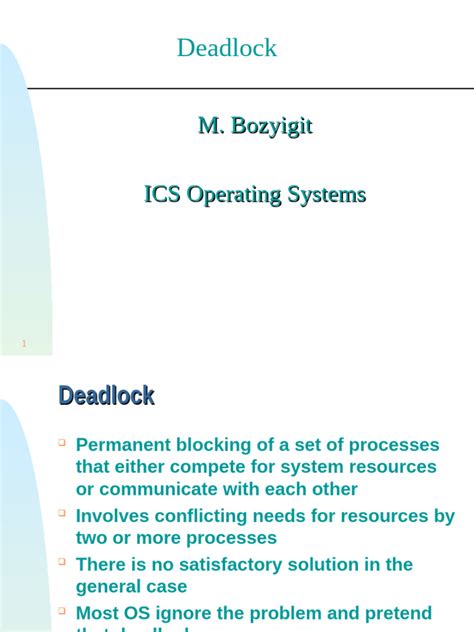 Lecture09 1 Dl Int Pdf Operating System Technology Computer Engineering