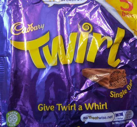 Twirl Cadbury Kalorie Kj I Wartości Odżywcze Dine4fitpl