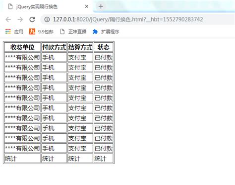 jquery的基本过滤器与jquery实现隔行换色实例 perfect 博客园