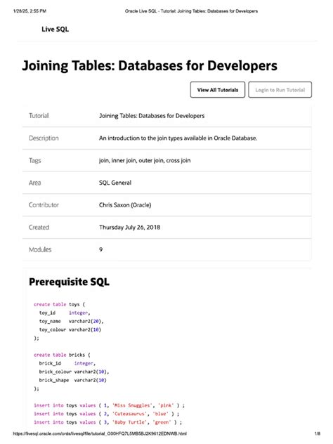 Sql5 Joining Tables Pdf