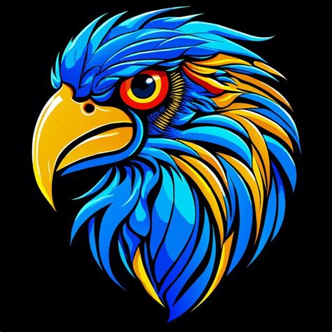 Premium Vector Exotic Bird Vector Background