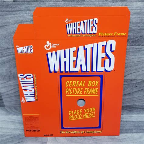 Cereal Box Template Photoshop