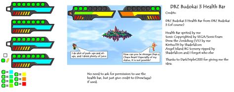 Dbz Budokai 3 Health Bar By Drewsaga On Deviantart