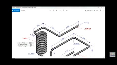 Composite Curve In Solidworks Youtube
