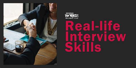 Real Life Interview Skills Macomb St Clair Michigan Works