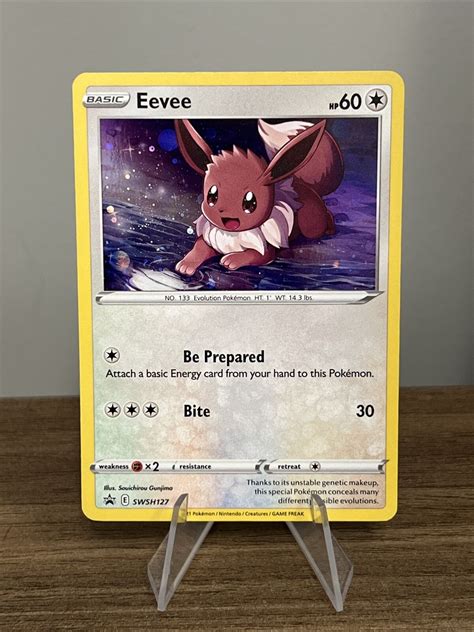Eevee Black Star Promo Holo Evolving Skies Swsh127 Swirl Values Mavin