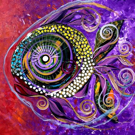 Lady Fish Fish Art J Vincent Scarpace Artist Ipaintfish Made Using Oil Paint Date Of