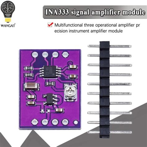 Ina333 Human Micro Multifunctional Three Op Amp Precision Instrumentation Amplifier Module