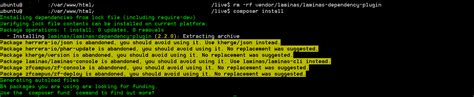 Deprecation Notice When Using Composer 236 · Issue 47 · Laminas