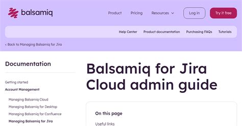 Balsamiq For Jira Cloud Admin Guide Balsamiq Documentation