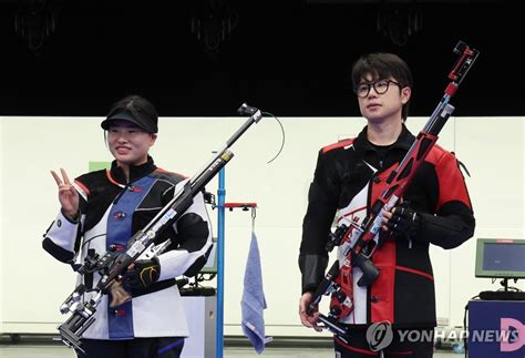 박하준 금지현 한국 첫 은메달 획득 낭보사격 10m 공기소총 혼성 준우승 2024 파리 나무뉴스