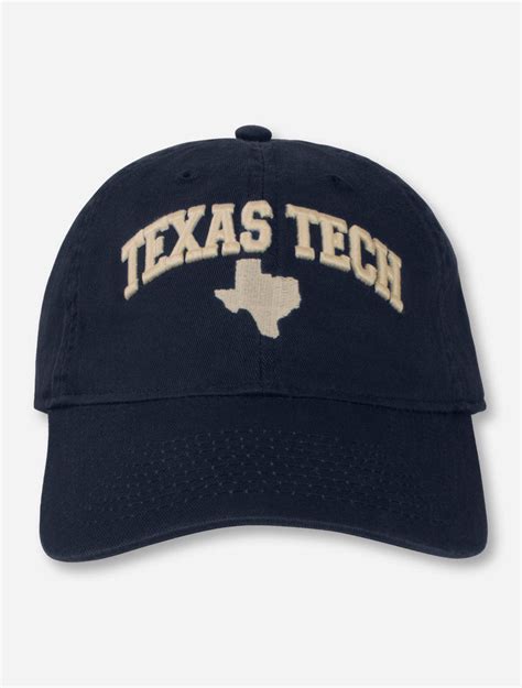 Legacy Texas Tech Arch Over Texas Silhouette Adjustable Cap Red