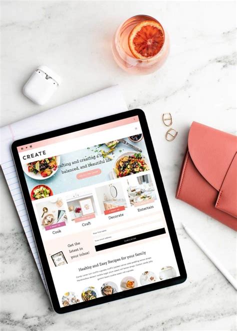 Feminine WordPress Themes For Female Entrepreneurs Blog Restored