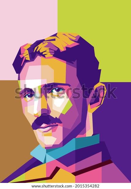 Nikola Tesla Portrait Illustration Images Stock Photos D Objects Vectors Shutterstock