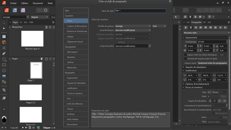 Affinity Publisher Paragraph Style Window Affinity On Desktop