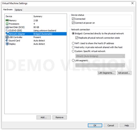 Network Bridge Mode Not Working Windows Host Vmware Workstation