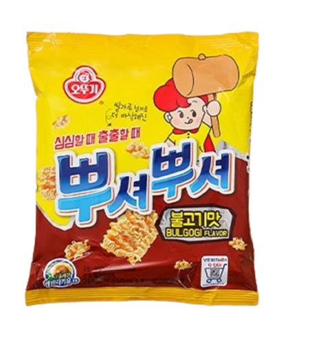 오뚜기 뿌셔뿌셔 불고기맛 90g 24개 한국과자 코스트코 티몬