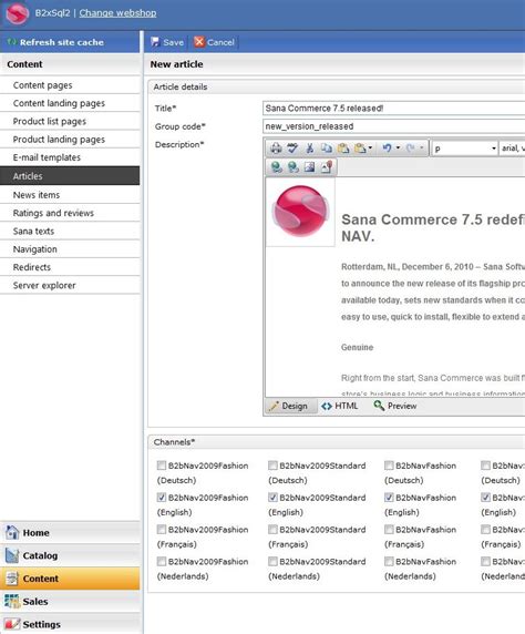 create a custom content type