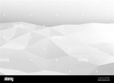 Abstract White Digital Background Texture Random Triangulated Low Poly Surface 3d Illustration