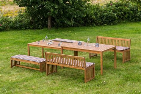Gartenmöbel Ambiente Garten Essgruppe Tornio Gartenmöbelset 10tlg