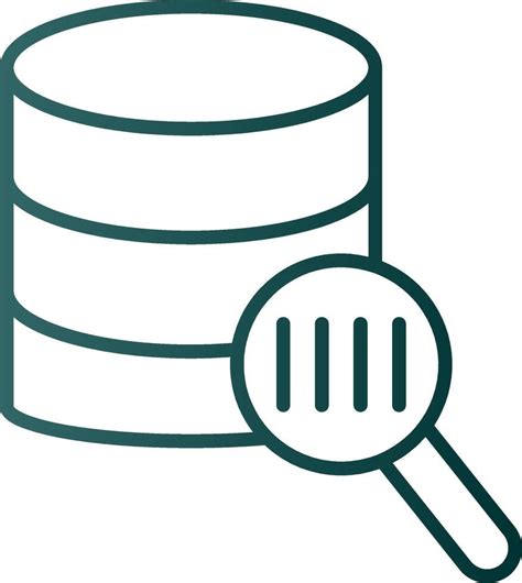 Database Scanning Line Gradient Icon 43741845 Vector Art At Vecteezy