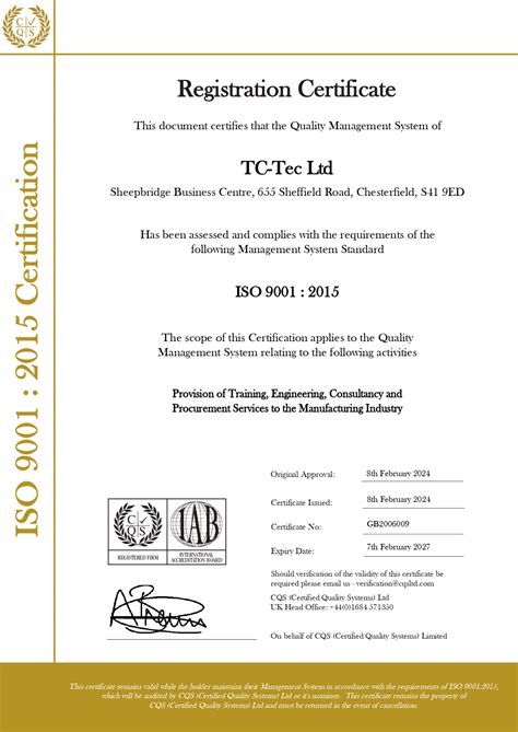 Quality Assurance Tc Tec
