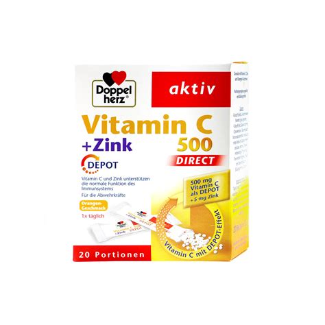 DOPPEL HERZ AKTIV VITAMIN C ZINK DEPOT DIREKT A Ljekarna