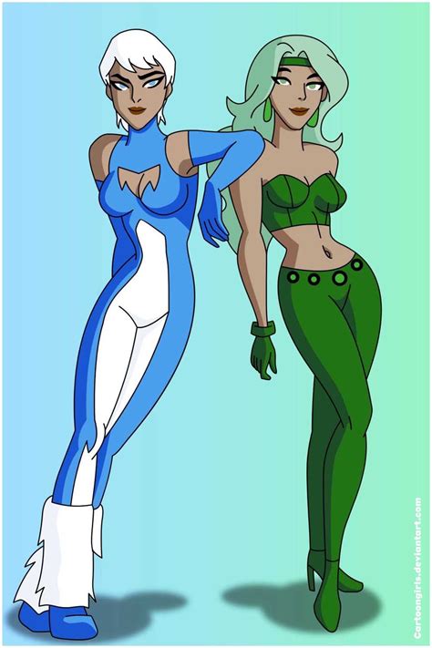 Fireandicebycartoongirls Justice League Unlimited Fire And Ice