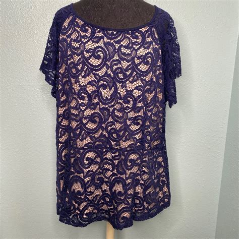 Suzanne Betro Plus Size Blouse Gem