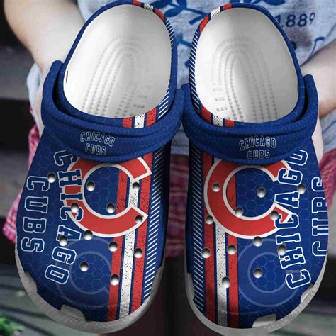 Footwearmerch Chicago Cubs Mlb Sport Crocs Crocband Clogs Shoes