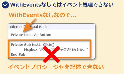 Witheventsの使い方を解説｜そもそもイベントって何？ 工場エンジニアのaccessスキル