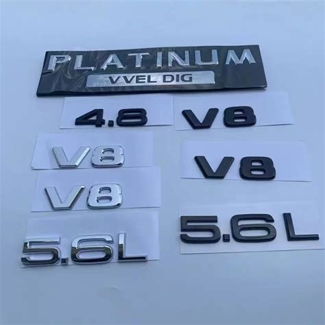 For Nissan Patrol Y62 56 Displacement Standard 56l Rear Tail Logo