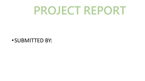 Java Project Reportpptx