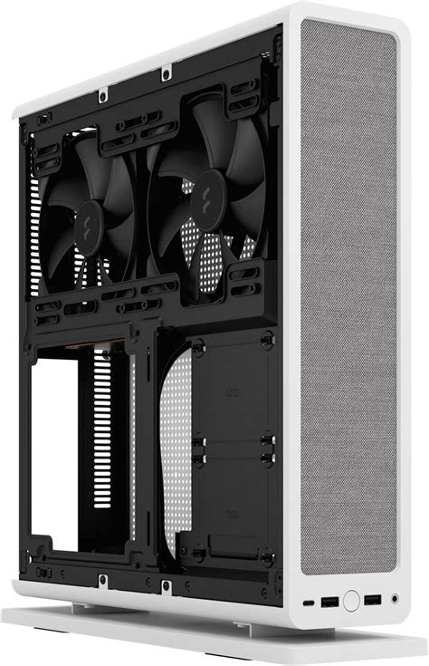 Fractal Design Ridge Mini Itx Small Form Factor Case 4 X 2 5 Drive Bays Steel Frame Side