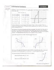 AP Precalc Pdf AP Precalc Inverse Functions Notes Write Your Questions A Function F