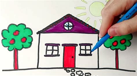 Dessin Facile Comment Dessiner Une Maison Facilement Dessin Kawaii