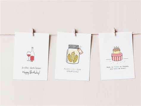Lustige Geburtstagskarte Klappkarte Zum Geburtstag Etsyde