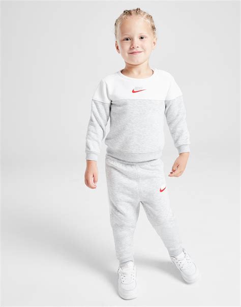 Grey Nike Colour Block Futura Crew Tracksuit Infant Jd Sports Ireland