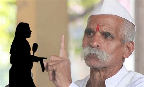 Sambhaji Bhide Asks Journalist To Apply Bindi Before Taking His Byte